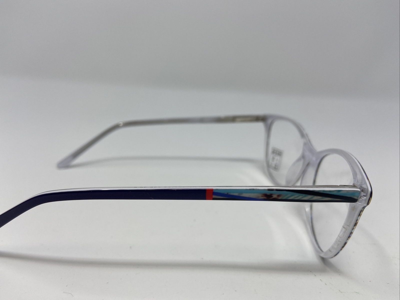 MENIZZI EYEGLASSES FRAME MA4019K 01 46-14-135 BLACK/BLUE/MULTI FULL RIM ...