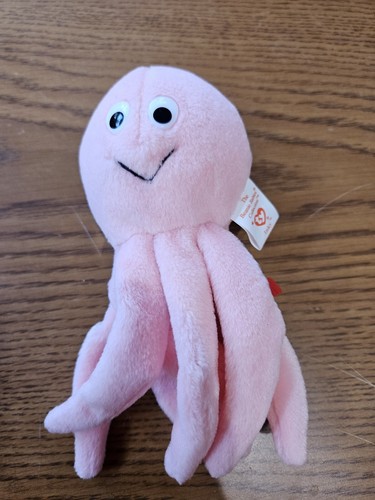 Ty Inky The Octopus Beanie Baby ORIGINAL 9!! RARE MINT With ERRORS 1993 ...