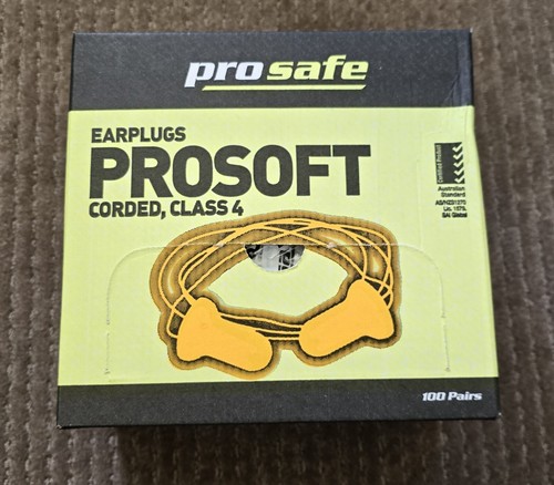 Prosafe corded earplugs class 4 (100 pair) | eBay