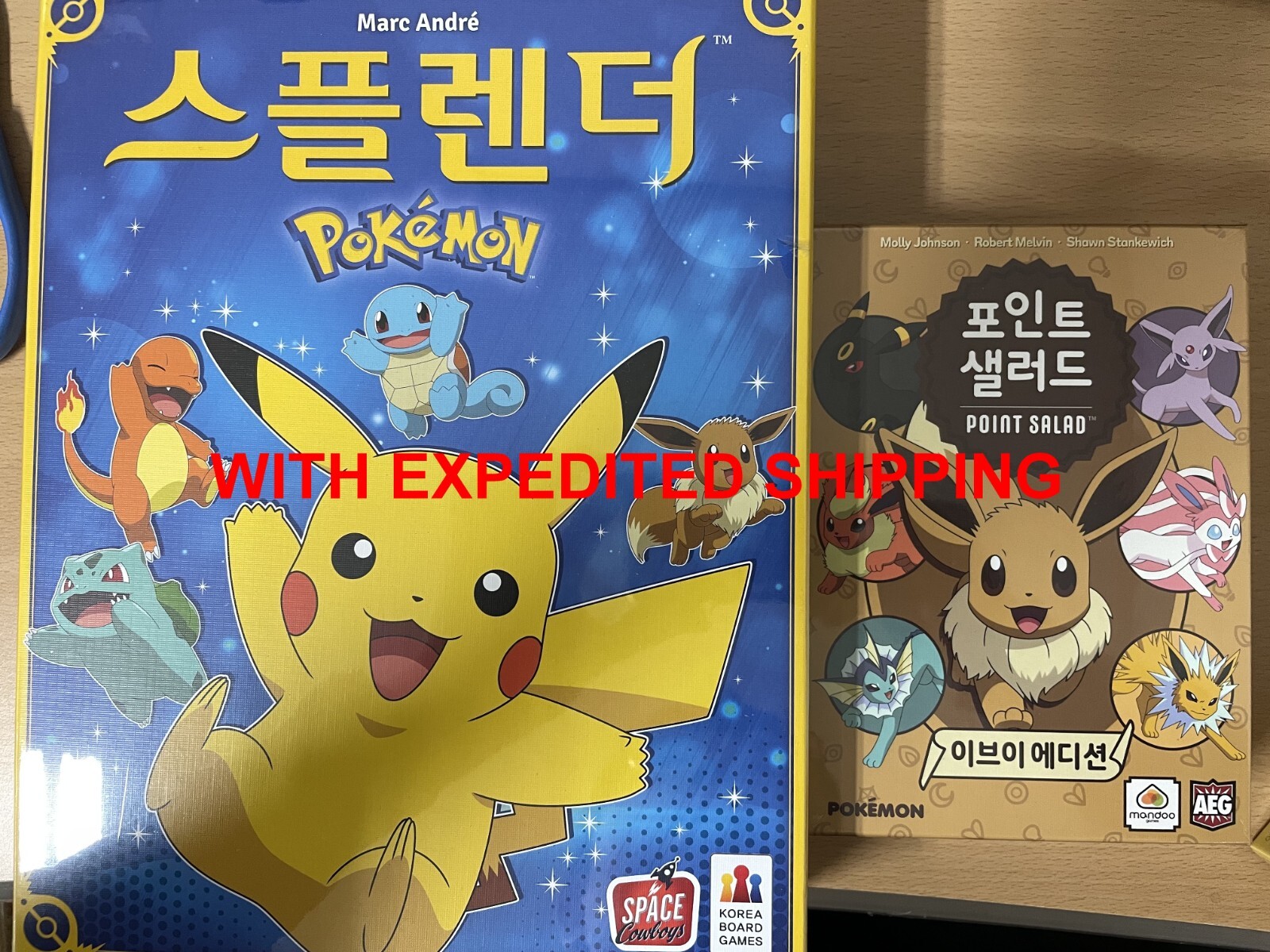 Splendor Pokemon Pikachu and Friends&Point Salad Eevee edition Board ...