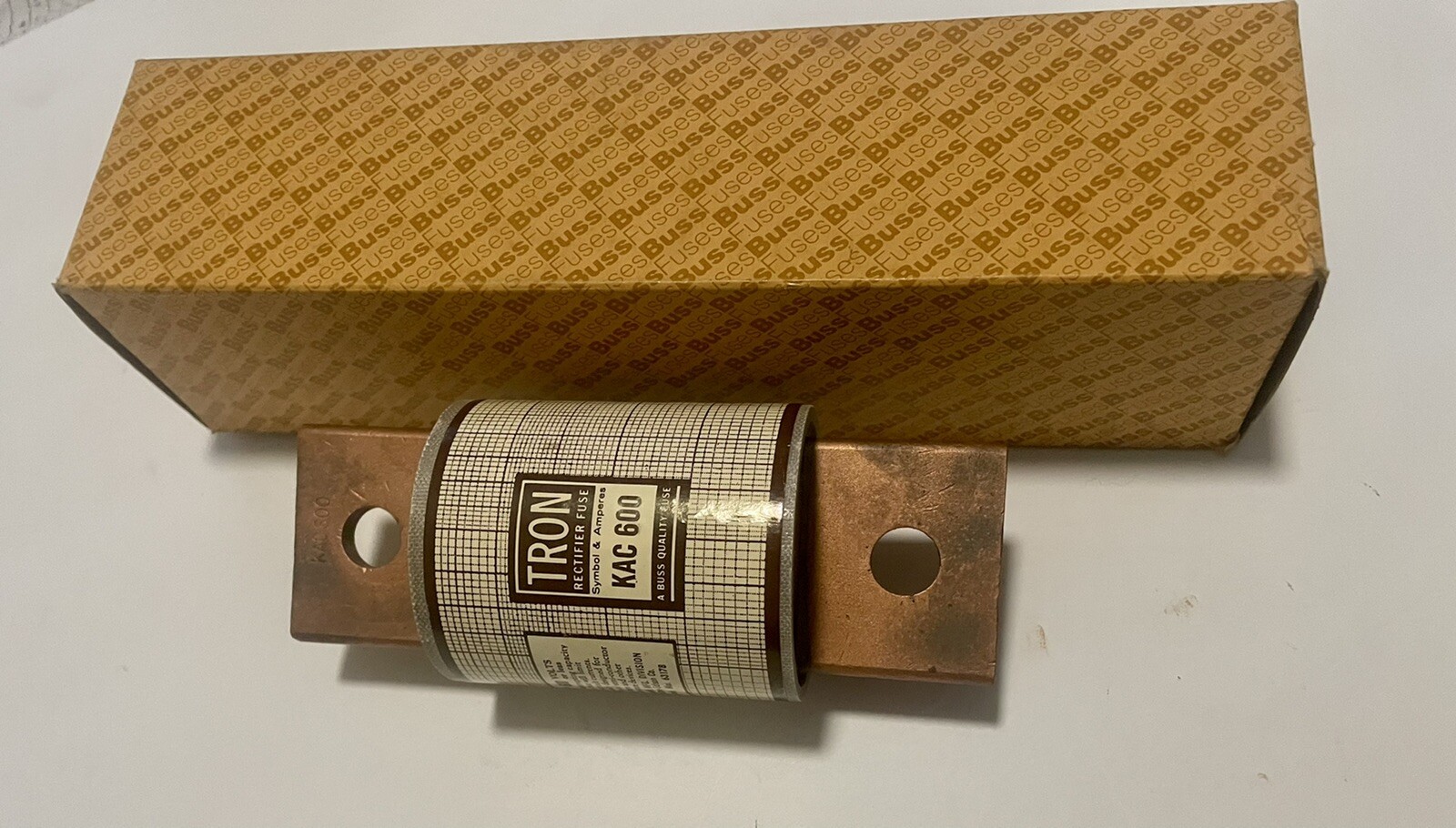 NEW Bussman Tron Rectifier Fuse KAC-600 KAC600 600 Volt Max. | eBay