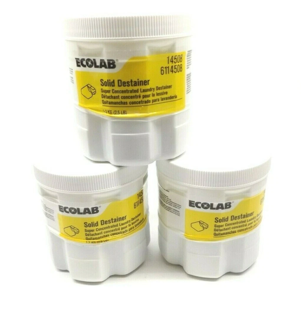 Ecolab Low Temp Laundry Solid Destainer Lb Case Of, 43% OFF