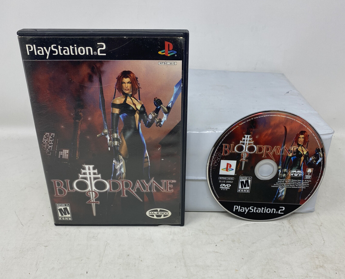 BloodRayne 2, Bloodrayne PlayStation 2 PS2 Game & Case Authentic Tested ...