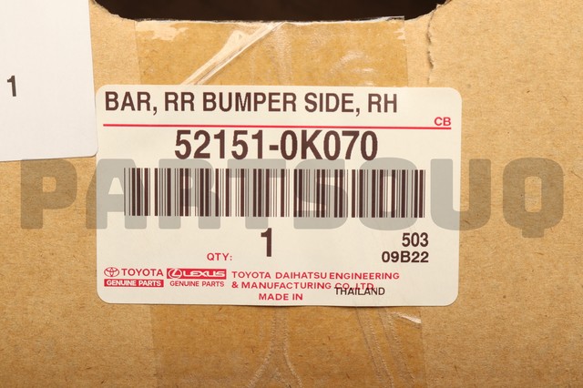 Genuine Toyota Hilux 2015-20 Rear RH Bumper Corner Panel Chrome 52151 ...