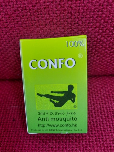 CONFO OIL ESSENTIAL BALM COLD HEADACHE FLU, ANTI MOSQUITO 3ML + 0.5ML ...