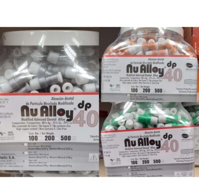 Dental Alloy Amalgam, 1 / 2 / 3 Spill Regular Set, 500 or 50 Capsules ...