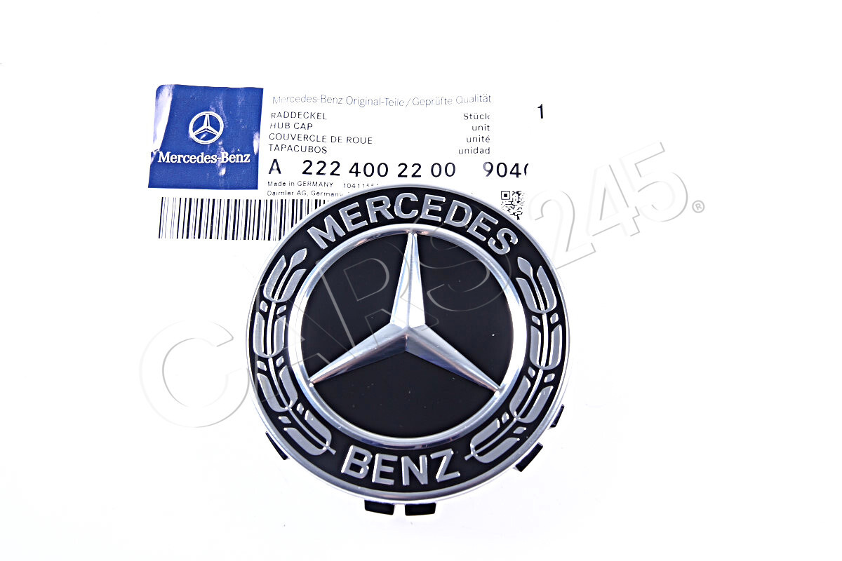 Genuine Mercedes Benz Universal 73mm Black Wheel Center Hub Cap ...