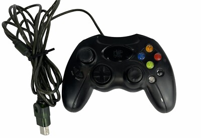 Original Xbox Controller W/Cable Black Made By Hip Gear LM445 | eBay