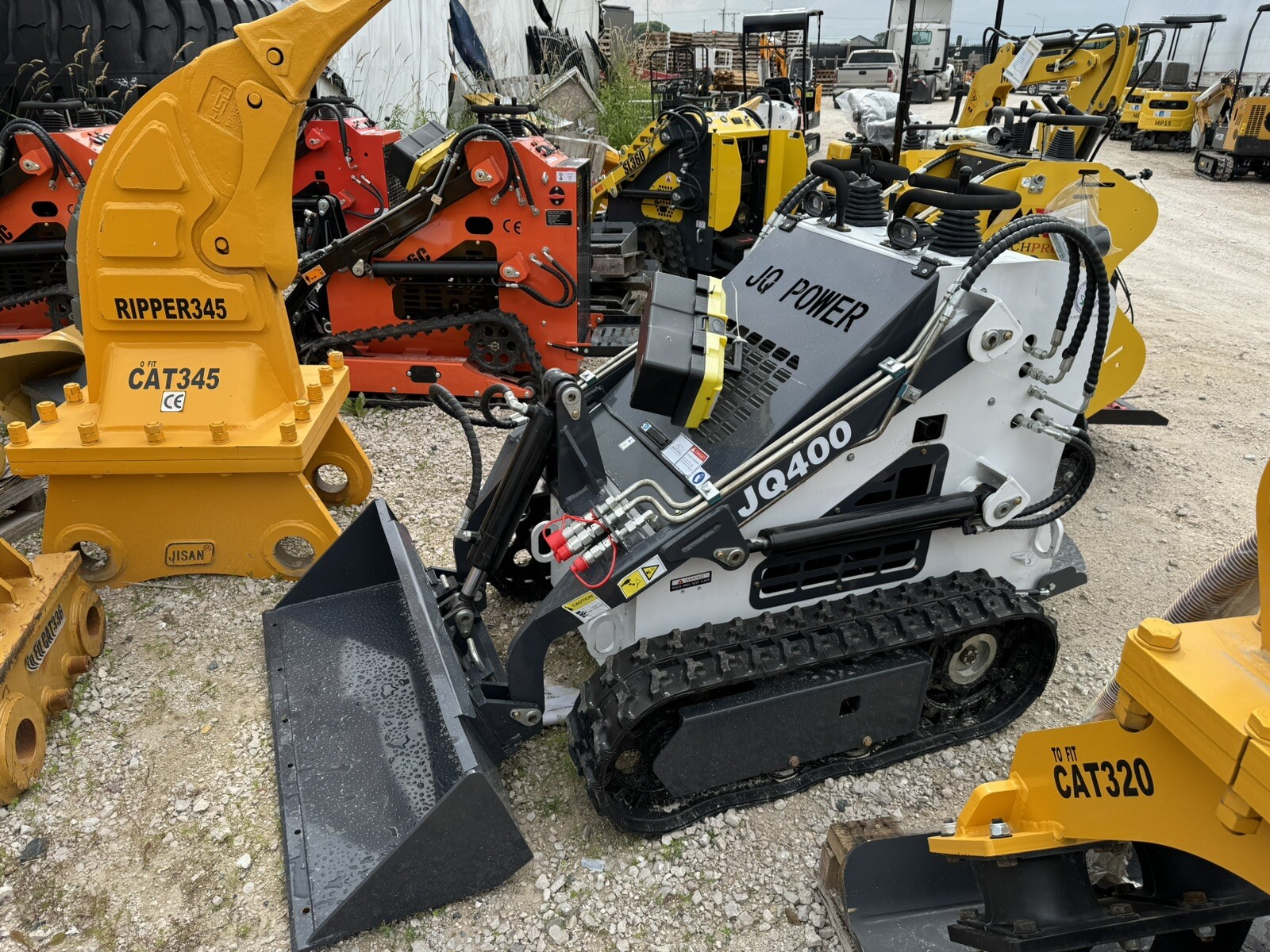 2024 JQ Power JQ400 Mini Skid Steer Compact Track Loader 22 HP Gas ...