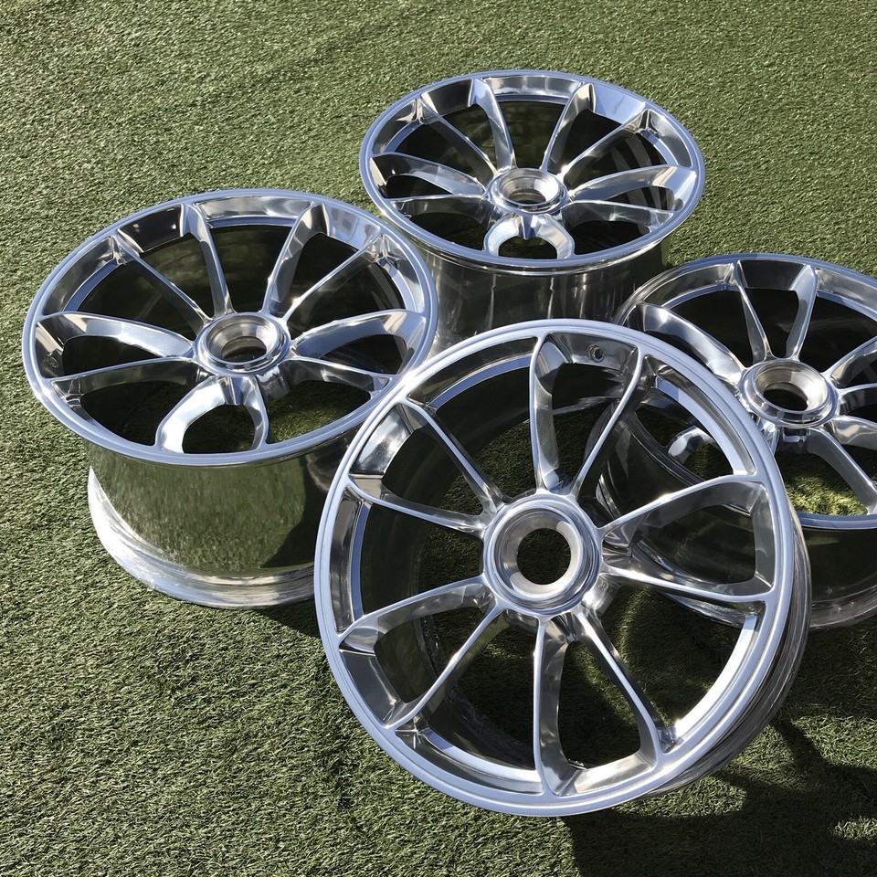 20" 21" PORSCHE 911 GT2 GT3 RS WHEELS RIMS OEM POLISHED GENUINE RIMS ...