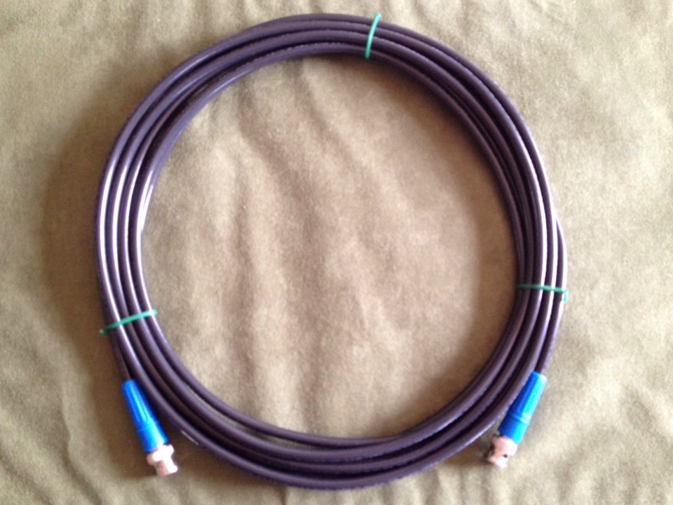 100' Belden 8241 High Quality RG59 SDI/HD Digital Video BNC Male Cable ...