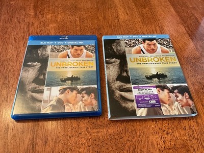 Unbroken (Blu-ray, 2014) True Story World War II POW Olympians - EUC ...