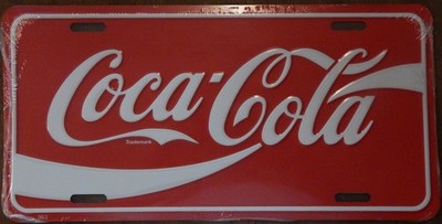 Coca-Cola License Plate (363) (L1) | eBay