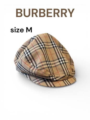 Burberry London Hunting Hat Nova Check M Size Cotton Men Hat Accessory ...