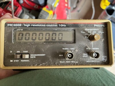 PHILIPS PM 6668 HIGH RESOLUTION COUNTER 1GHz with power cord | eBay