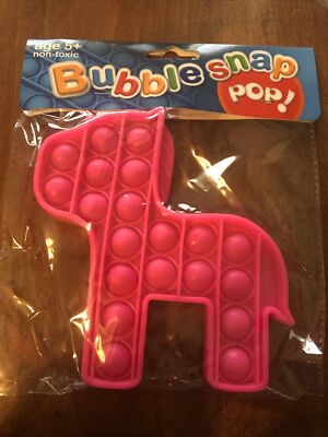 Bubble Silicone Sensory Stress Relief Snap Pop Fidget It Toy Unicorn ...