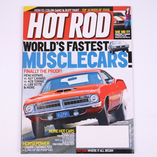 Hot Rod Worlds Fastest Muscle Cars Dec 2006 | eBay