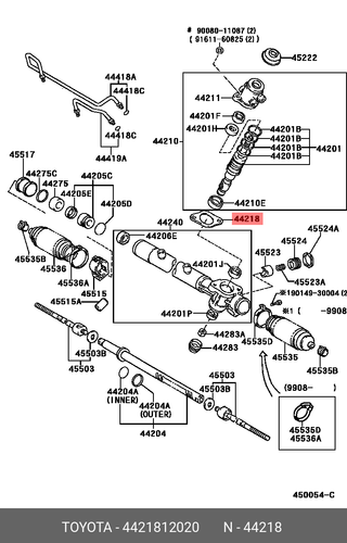Genuine OE gasket, valve housing, 4421812020 for TOYOTA 44218-12020 | eBay