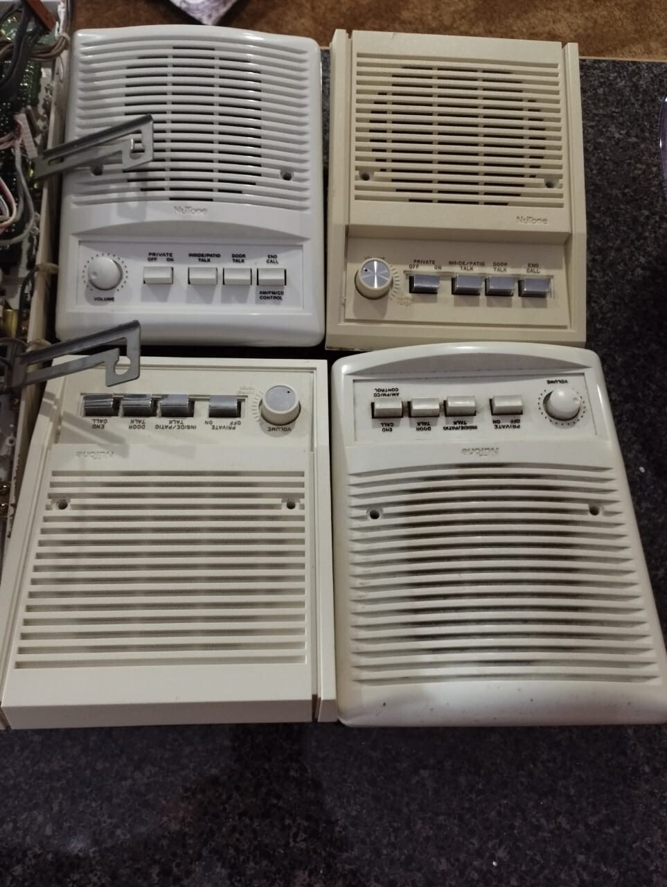 NuTone IM-4006 Intercom Master Station Full System Inside Speakersx7 | eBay