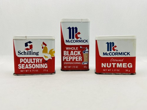 Vintage MCCORMICK Metal Spice Tins Poultry Seasoning Spice Kitchen ...