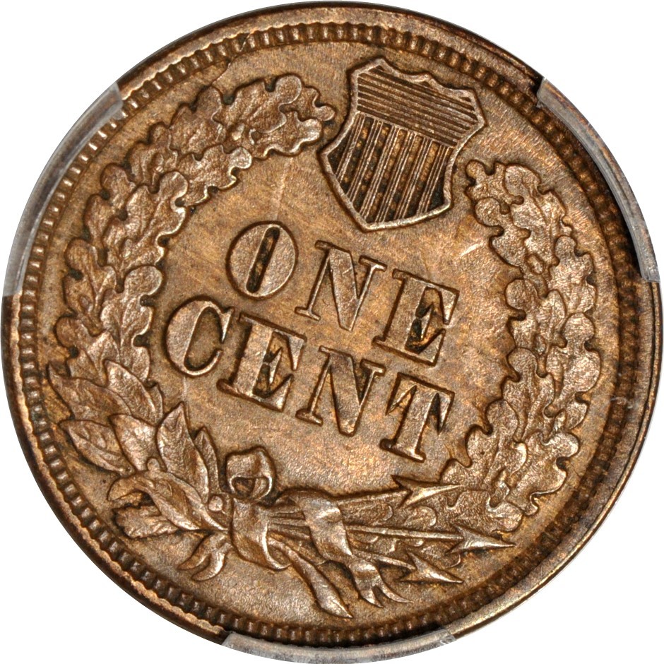 1864-L 1C Snow-5 Indian Cent PCGS AU58BN (PHOTO SEAL) | eBay