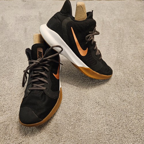 Nike Precision 3 Black Metallic Copper Men's Basketball Shoes Size 7.5 ...