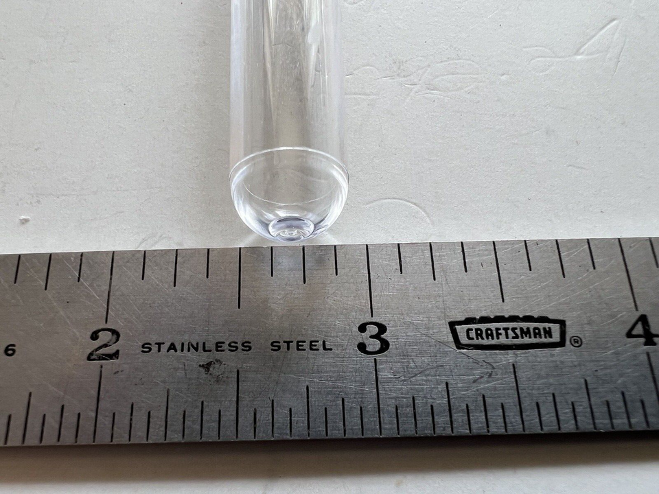 200 Plastic 3” Vials With Cork from USA Seller Test Tube Baby / Bridal ...