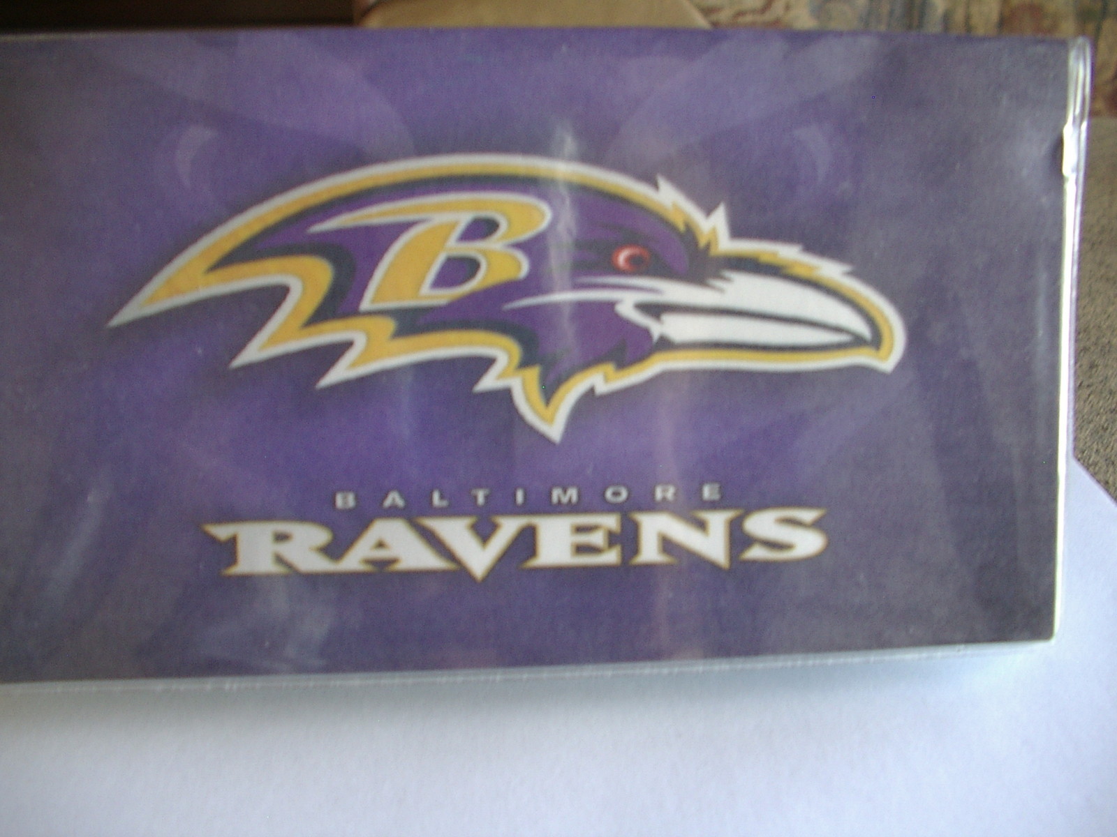 Baltimore Ravens vinyl Checkbook cover | eBay