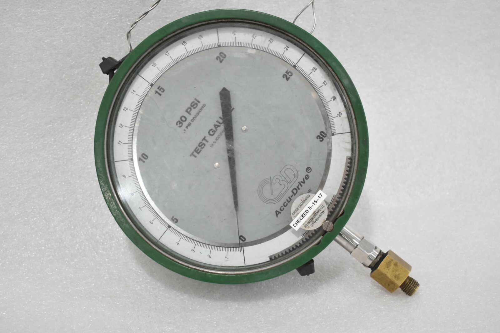 3D INSTRUMENTS 25545-21B52 PRECISION DIRECT-DRIVE GAUGE 1/4% ACCURACY ...