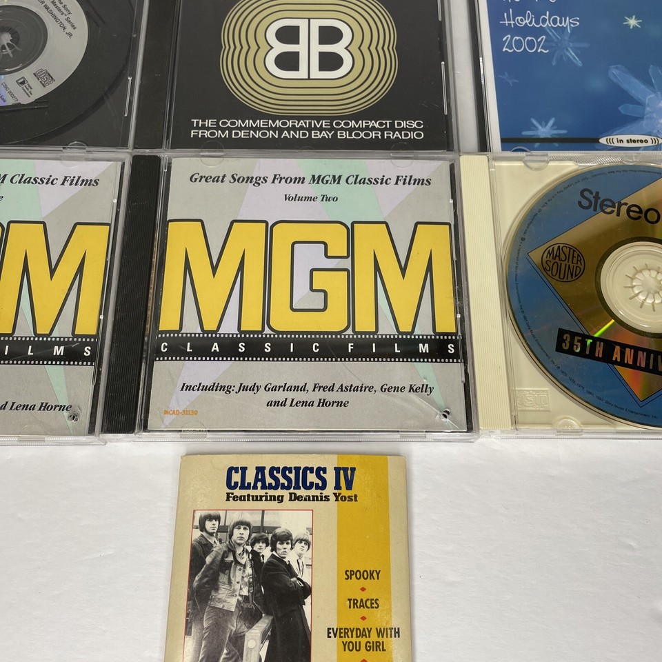 CD Lot Of 11 CDs Rare Samplers, Promo Discs, Sample Sizes 1-Day Only ...