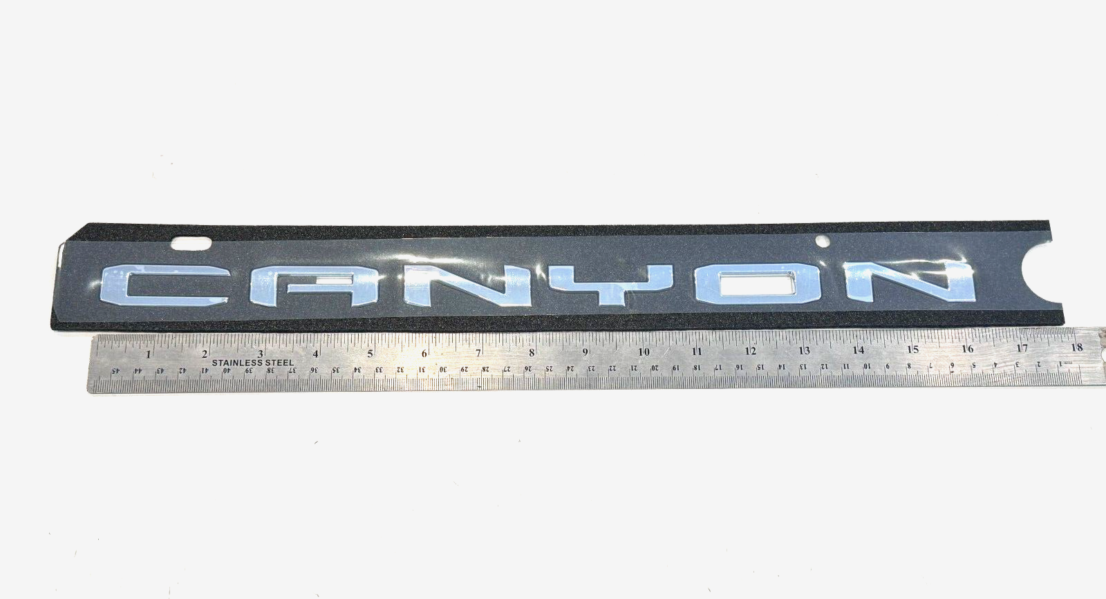 1PC Chrome Rear Tailgate Canyon Emblem Badge Fit 2023-2024 GMC Canyon ...