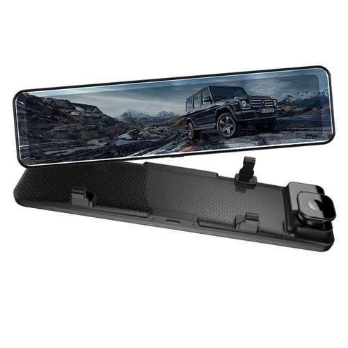 Car Camera Stream RearView 12inch Mirror 2K Video Recorder Registrator ...