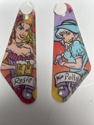 NOS Cactus Canyon Pinball Machine Sling Shot Plastic Set Rosie & Miss ...