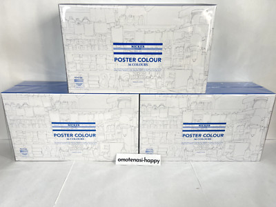 NICKER PC40ML Watercolor Poster Color 12, 18, 24, 36 Colors Set 40ml ...