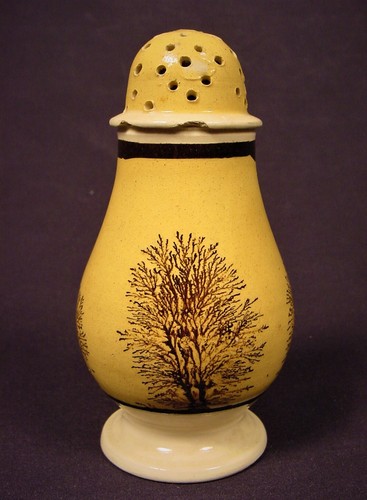 RARE 1820s MOCHA WARE DECORATED PEPPER POT MOCHAWARE PEARLWARE ...