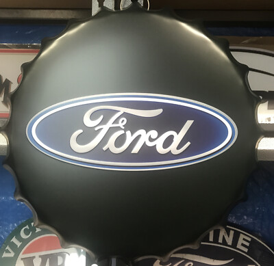 Ford Tin Bottle Top 40cms | eBay