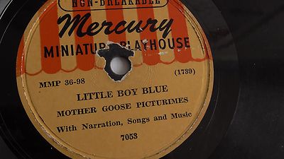 Mother Goose - 78rpm single 10-inch – Mercury #7053 Little Boy Blue | eBay