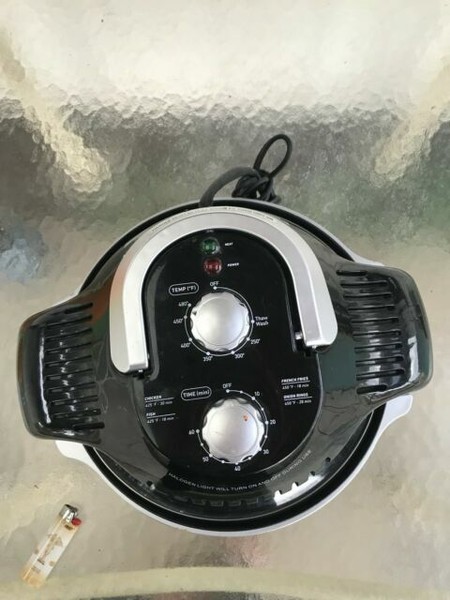 Intertek Aero Air Fryer 2 1/2 Quarts 1000 Watt Model 9349 Black for ...