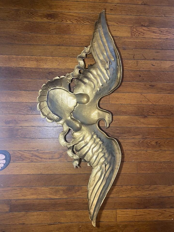 Vintage Syroco Eagle Made In USA 3762 45” X 17” Wall Mounted American ...
