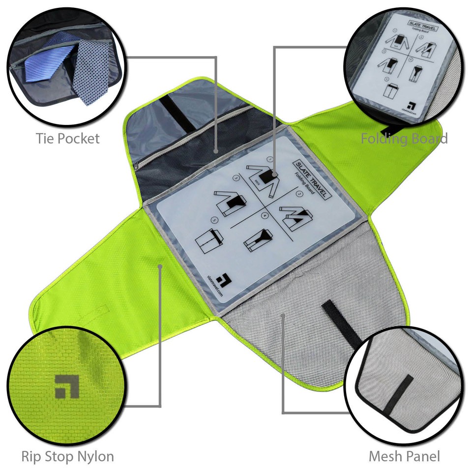 Garment Folder 17" Packing Folder - Wrinkle Free Luggage Organizer ...