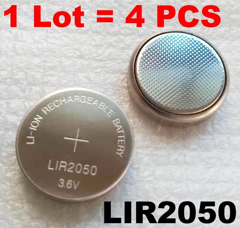 Pile 377 10PCS *New Tabbed Rechargeable LiR2032 3.6V Coin Cell Battery ...