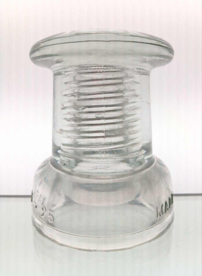 Hemingray-25 Clear Glass Insulator | eBay