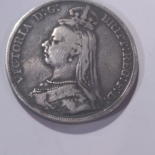 1891 Queen Victoria Crown VF Condition Silver High Grade | eBay UK