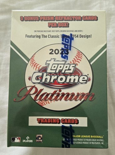 2023 Topps Chrome Platinum Baseball Blaster Box Prism Refractors ...