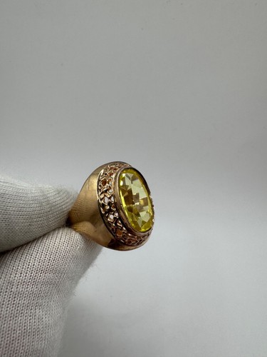 Vintage Soviet USSR Beautiful 14K 583 GOLD Ring 8.33g - 9.5 size Free ...