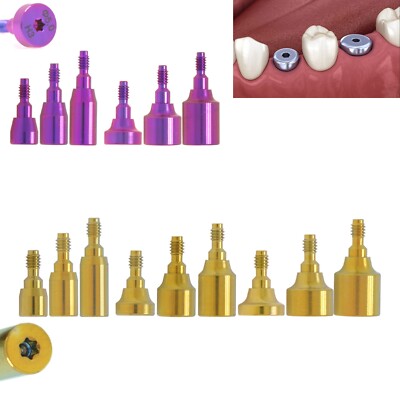 5Pcs US Dental Healing Abutment Cap NP/RP Internal conical Fits Nobel ...