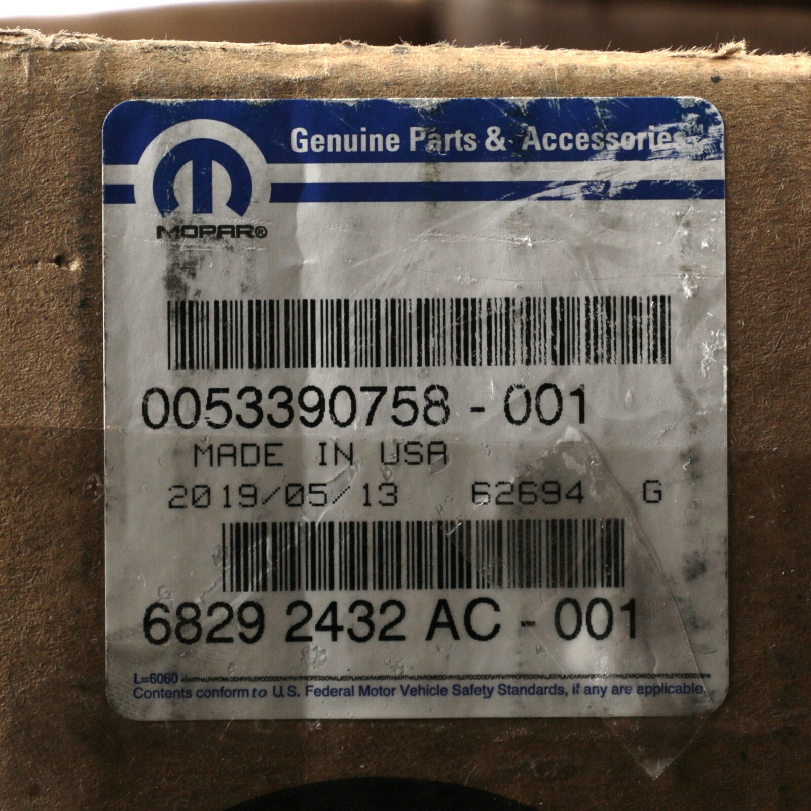 2014 - 2020 Dodge Durango Rear DECKLID LED Tail Light 68453659AA for ...