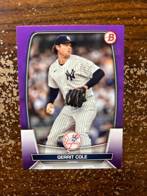 Gerrit Cole, Purple #d 017/250 - 2023 Bowman | eBay