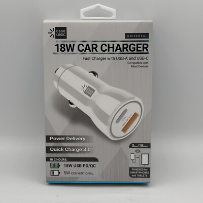 Case Logic 18W PD Car Charger - White - CL-PD-V3-100-WT | New | Ships ...
