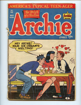 Archie Comics 32 Ice Cream Cover Jughead Veronica | eBay